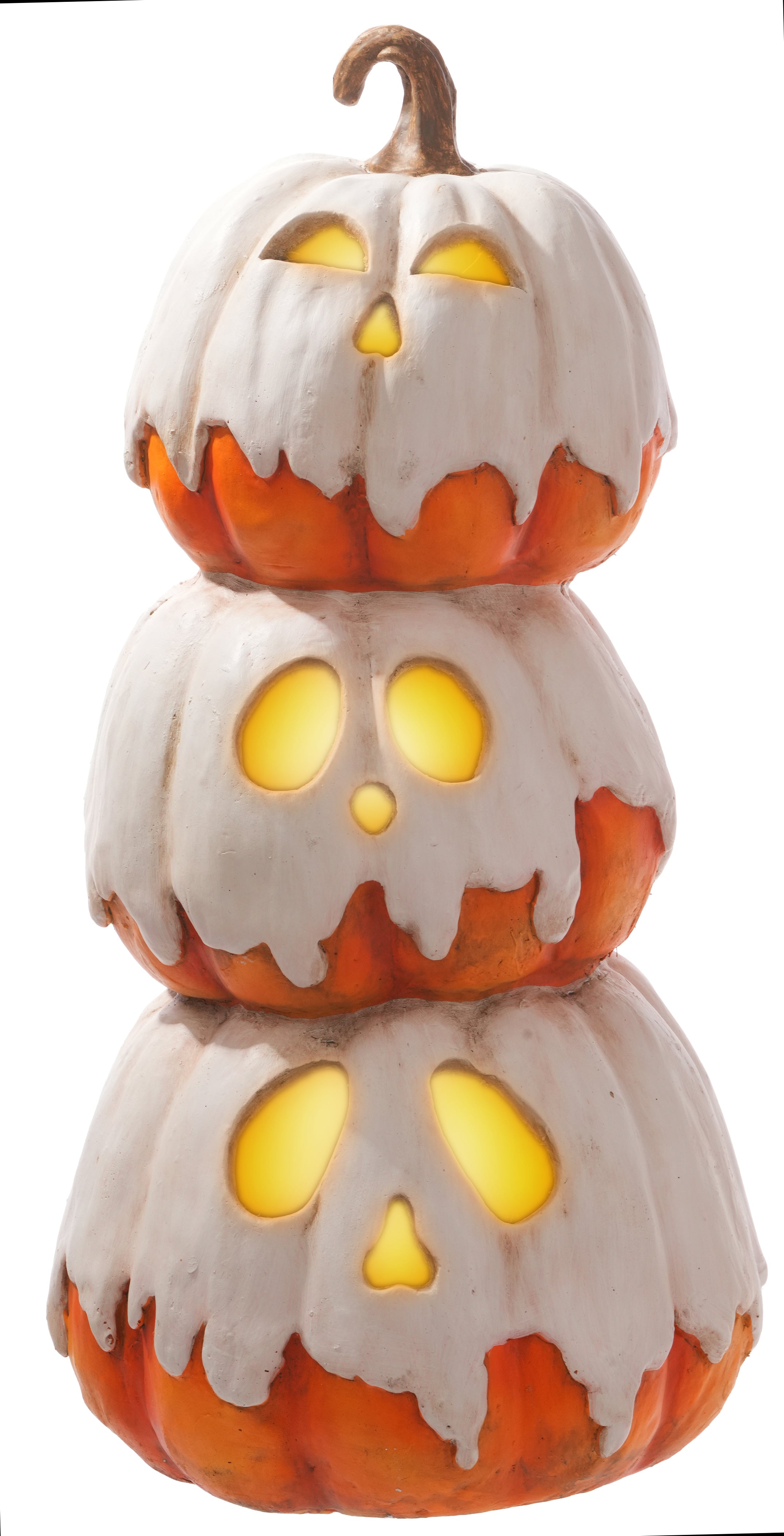 30" Halloween Triple Stack Light Up Pumpkin – Dunn Deals Home Decor ...