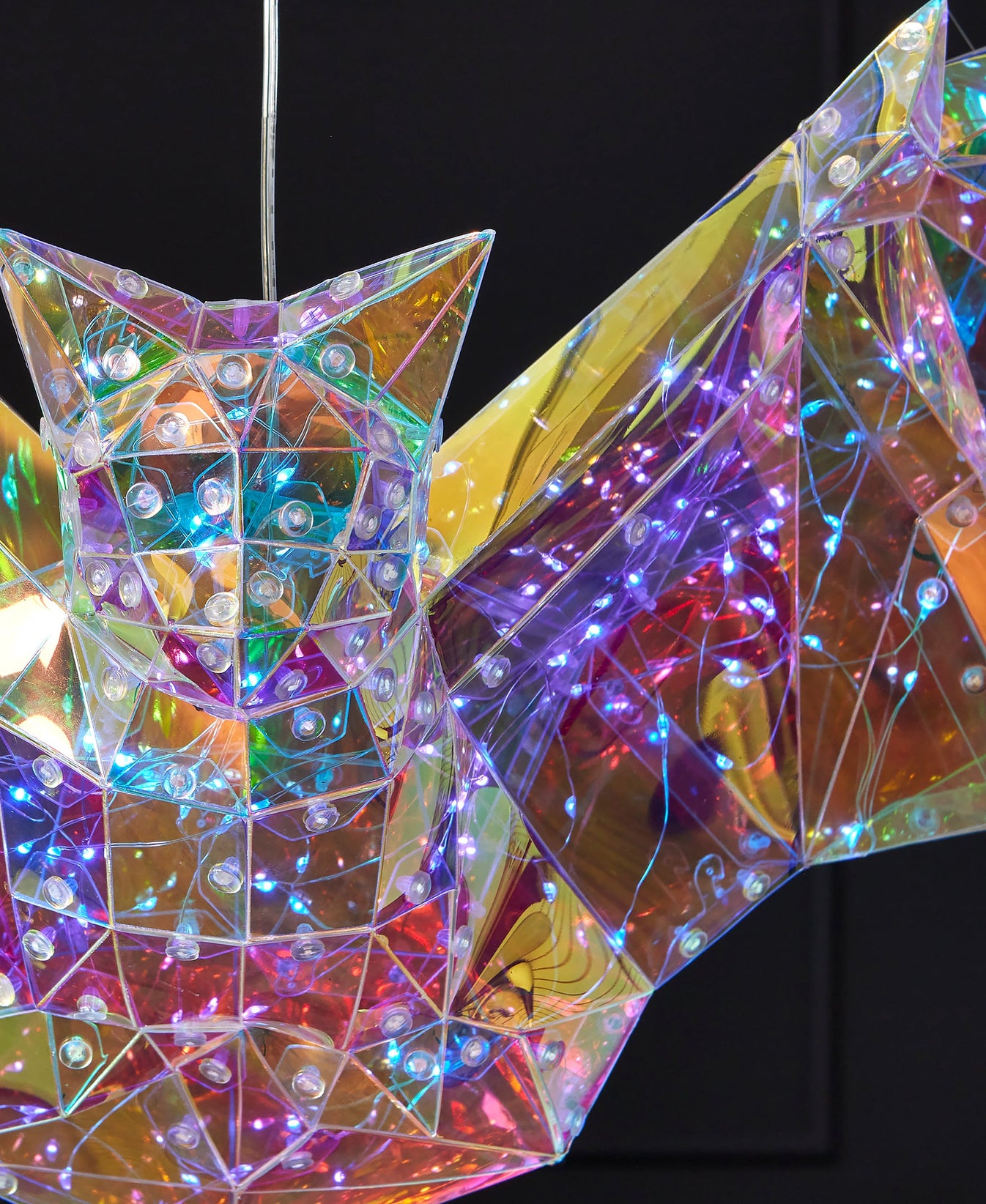 Iridescent Halloween Phantom Bat 20", LED lights – Dunn Deals Home ...
