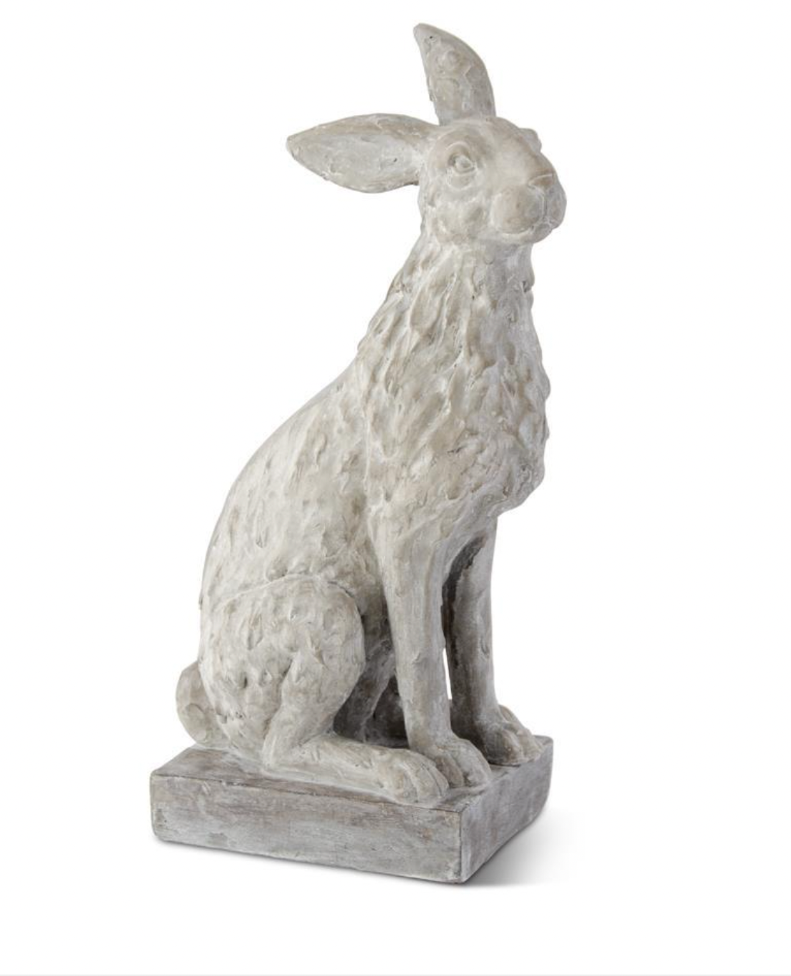 21.5" Gray Stone Sitting Rabbit – Dunn Deals Home Decor Boutique ...
