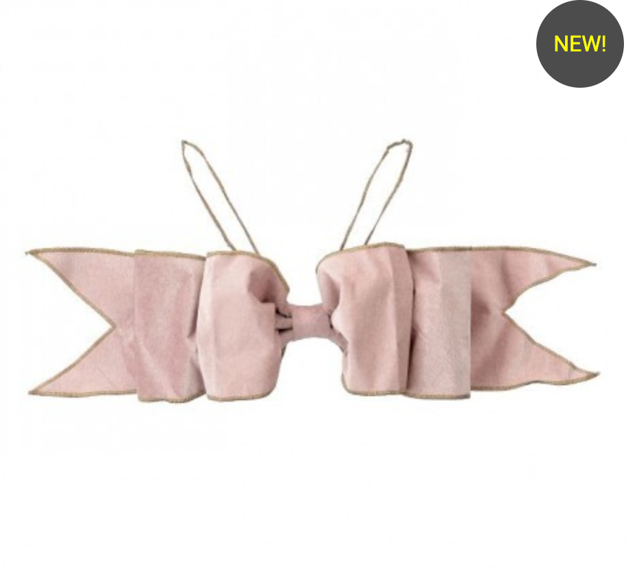 6"X16"X24" PINK VELVET PREMADE BOW – Dunn Deals Home Decor Boutique ...